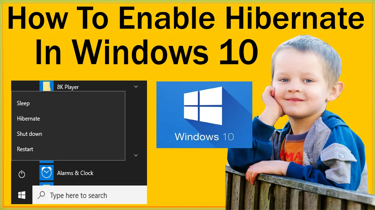 How To Enable Hibernate In Windows 10 Or Disable Hibernate In Windows 10